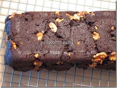 PreeOccupied: Baking Equinox With Fudgy Walnut Chocolate Cake